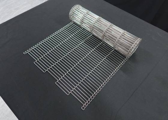 Metal 304/316 Stainless Steel Wire Mesh Belt For Fryer Oven Bread