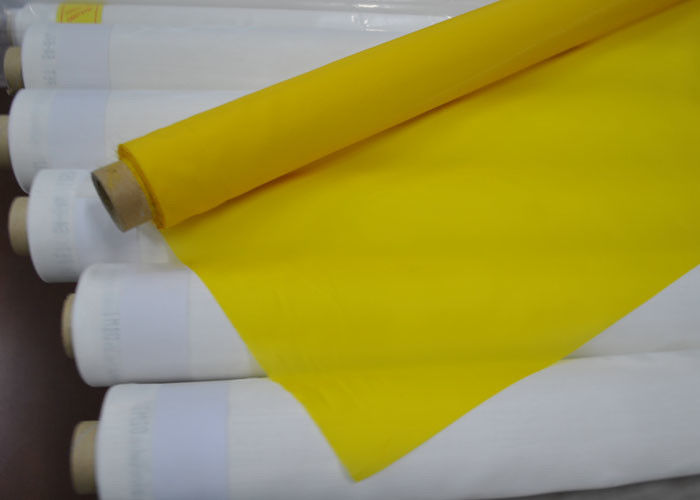 White 65" Polyester Printing Mesh 51 Micron 110T For PCB / Glass , Eco ...