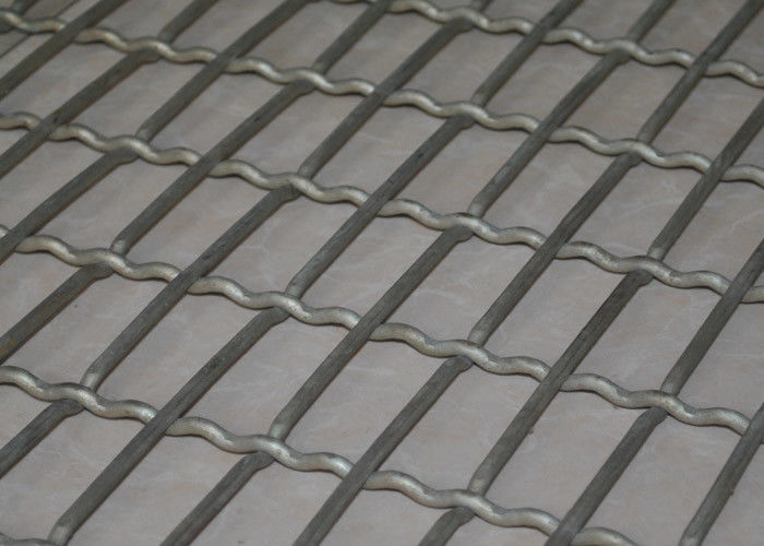 Lock Crimped Weave Stainless Screen Mesh For Pig Raising , Corrosion ...