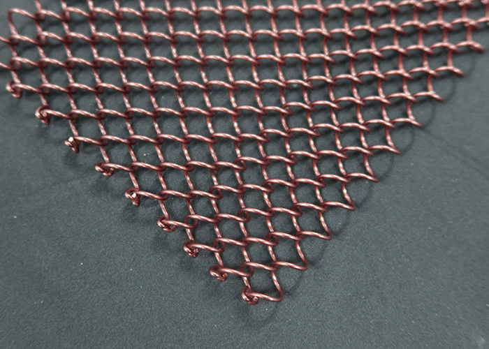 2.5m Width Plain Weave Decorative Steel Mesh For Decoration