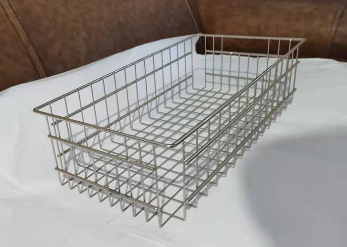 Heat Resistance Custom Size 304 316 Stainless Steel Wire Mesh Baskets For Cleaning