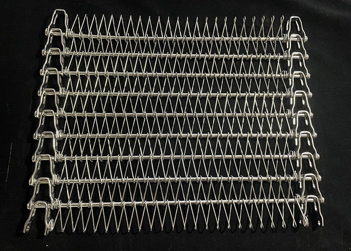 Stainless Steel Flexible Rod Wire Mesh Spiral Freezer Conveyor Belt For ...