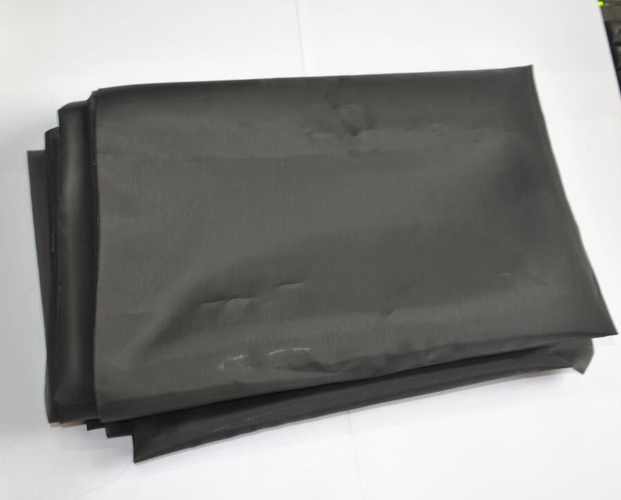40 Micron Wire Cloth Black Polyester Filter Mesh Screen For Ear Speaker