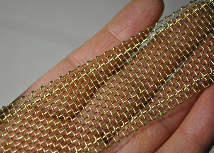 Ultra - Narrow Edge Wrapped SS / Copper Wire Mesh 1000 Micron 0.02m - 0 ...