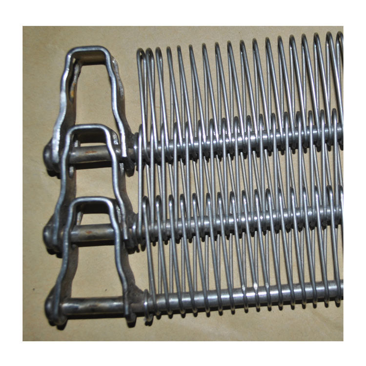 Food Grade Metal Stainless Steel Spiral Wire Conveyor Mesh Belt with ...