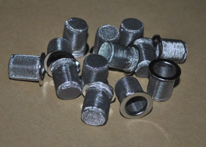 Perforated Mesh Screen Filter Tube Cartridge / Cylindrical Metal Mesh ...