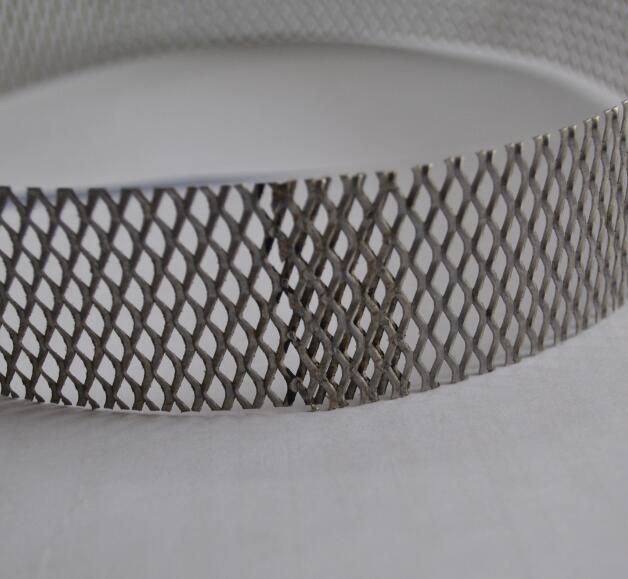 304 Stainless Steel Wire Expanded Mesh Circle As Filter , Metal Mesh Type