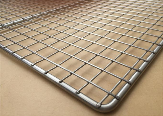 Stainless Steel Wire Mesh Tray Light Weight With Heat Resistant FDA SGS