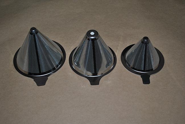 Washable Stainless Steel Wire Mesh Filter Conical Coffee Filter