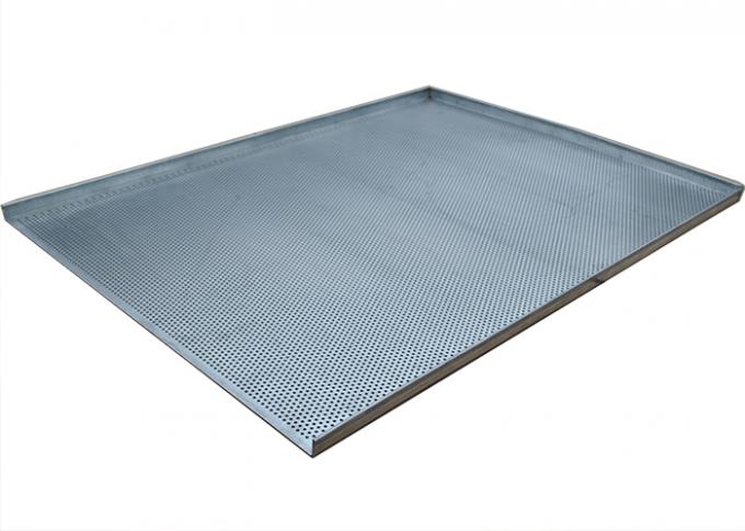 Flat And Perforated Aluminium Baking Tray With Raised Edges 20mm Tray ...