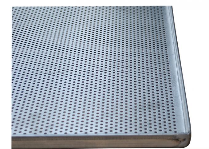 Flat And Perforated Aluminium Baking Tray With Raised Edges 20mm Tray ...
