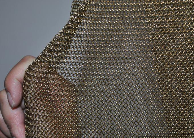 Golden Colour Welded Chainmail Cutting Glove For Safety , Chainmail ...