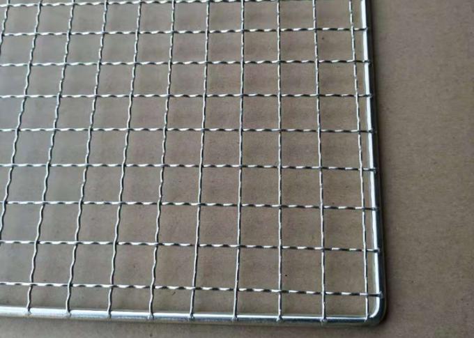 450mmx300mm 304 Stainless Steel Barbecue Wire Mesh Baking / Cooling Tray