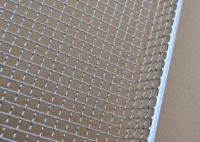 18*25*1 inch Wire Mesh Baking Tray Stainless Steel For BBQ / Drying Food
