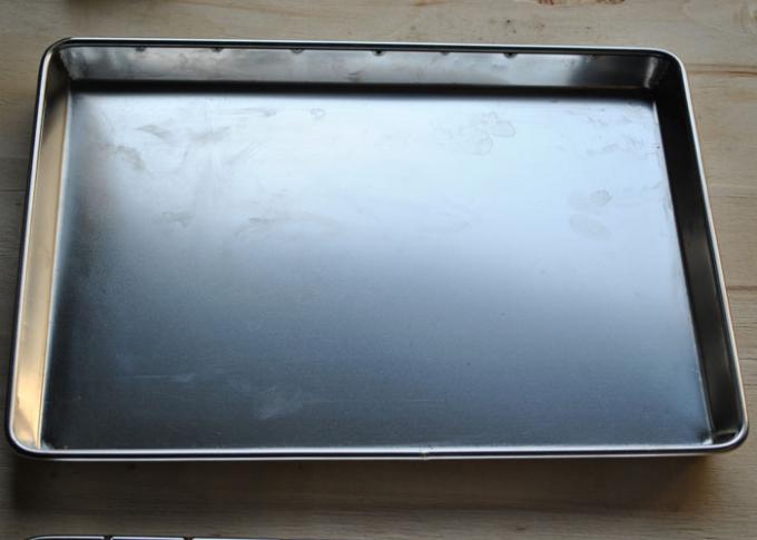 40*30cm Stainless Steel Wire Mesh Cable Tray , Flat Bbq Grill Wire Mesh Pan