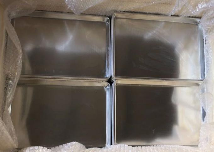 40*30cm Stainless Steel Wire Mesh Cable Tray , Flat Bbq Grill Wire Mesh Pan