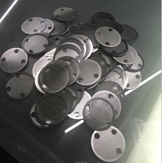 100 pieces etching filter dics to USA