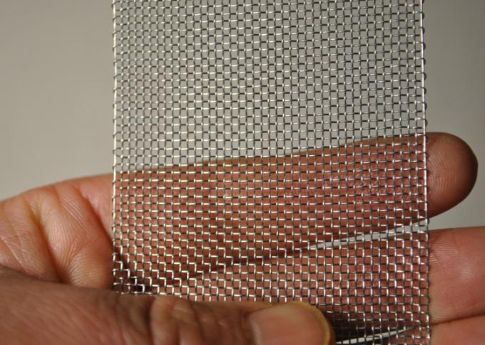 Wrapped Edge 304 Stainless Steel Woven Wire Mesh 16 Mesh 90mm Width