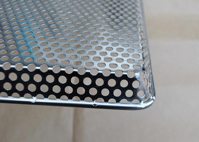 Perforated Stainless Steel Wire Mesh Tray Food Grade For Food Industry