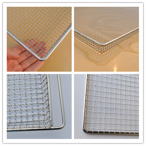 Perforated Wire Mesh Tray Bakery Oven Pan Sheet Pan Customized Size