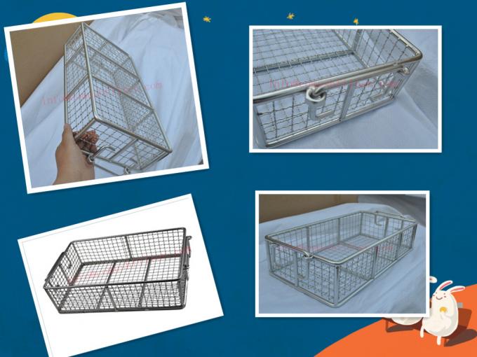 Ultrasonic Cleaning Stainless Steel Wire Baskets Storage Vegetable Washing