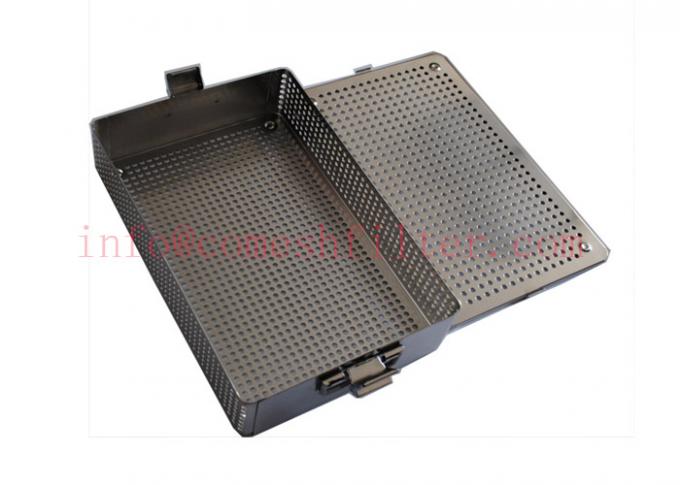 Metal Perforated Stainless Steel Basket For Drying Sterilizing Seafood ...