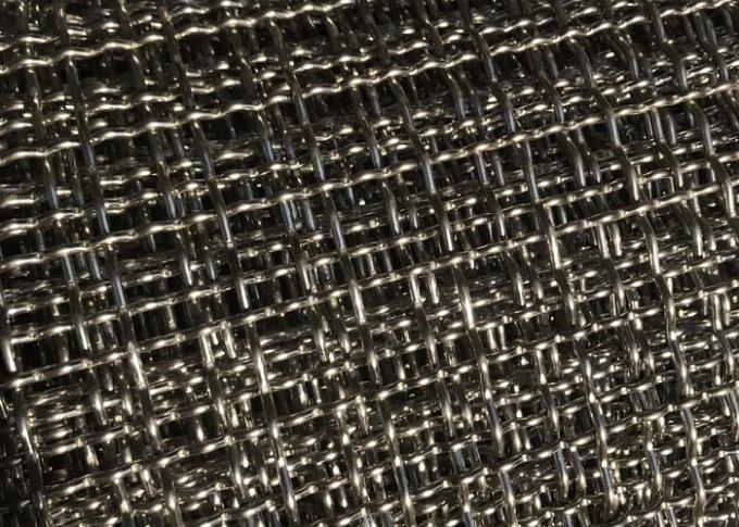 FDA 304 Stainless Steel Wire Mesh , Gi Crimped Wire Mesh For BBQ Drying