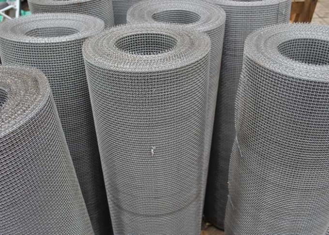 FDA 304 Stainless Steel Wire Mesh , Gi Crimped Wire Mesh For BBQ Drying