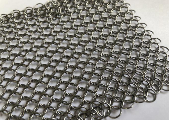 Security Chainmail Welded Ring 0.8mm Stainless Steel Wire Mesh