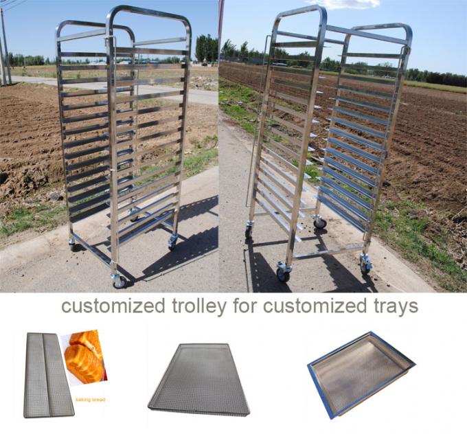 Commercial Food Dehydrator Tray SUS304 Rack Trolley