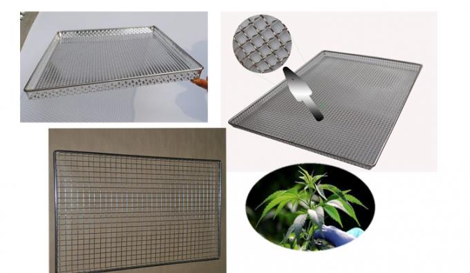 Stacked 316 8mm Stainless Steel Drying Tray