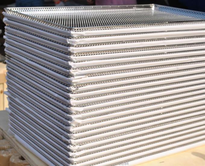 Stacked 316 8mm Stainless Steel Drying Tray