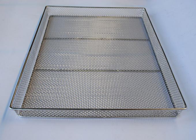 304 Stainless Steel Dehydrator Mesh Drying Tray For Trolley