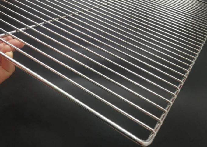 SGS Passed 60x40cm Wire Mesh Cooking Tray For Oven
