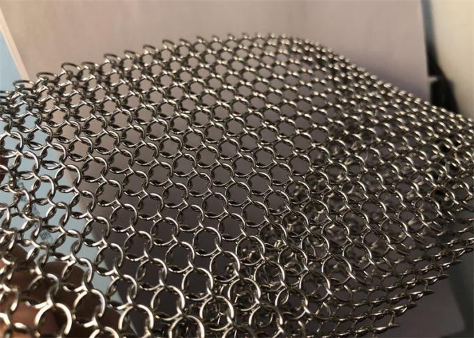 Anti Cutting 304SS 316SS Flexible Ringmesh Chainmail Corrosion Proof