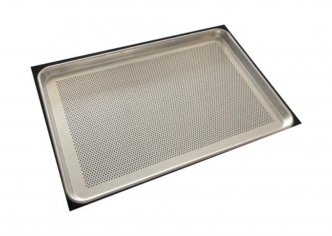 60x40cm Food Grade Perforated Aluminium Baking Tray Pan Sheet Wear ...