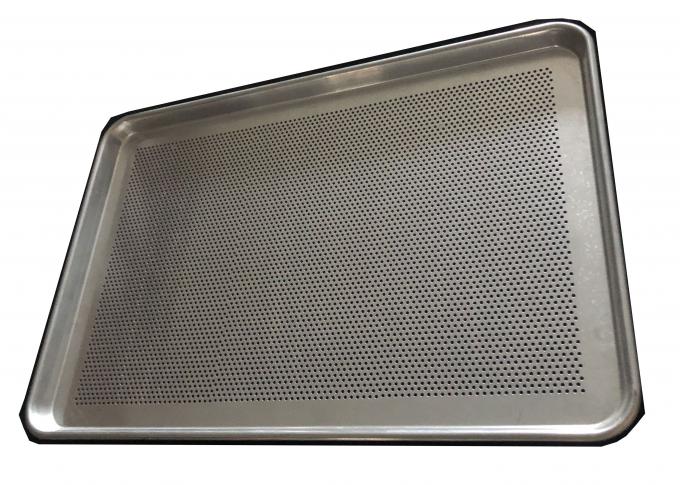 60x40cm Food Grade Perforated Aluminium Baking Tray Pan Sheet Wear ...