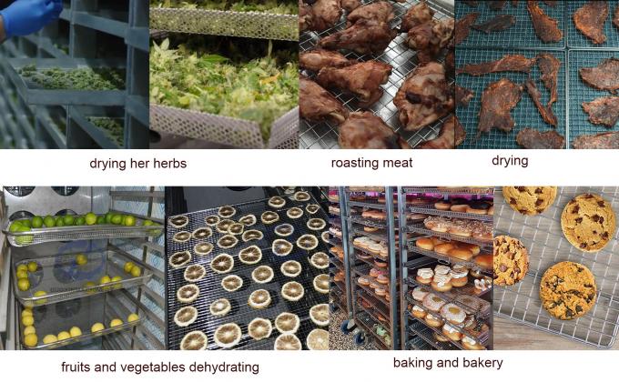 Perforated Stainless Steel Wire Mesh Trays Drying Dehydration Baking ...