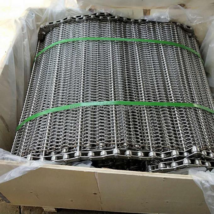 304 Stainless Steel Balanced Weave Conveyor Belt Bread Baking Chain ...