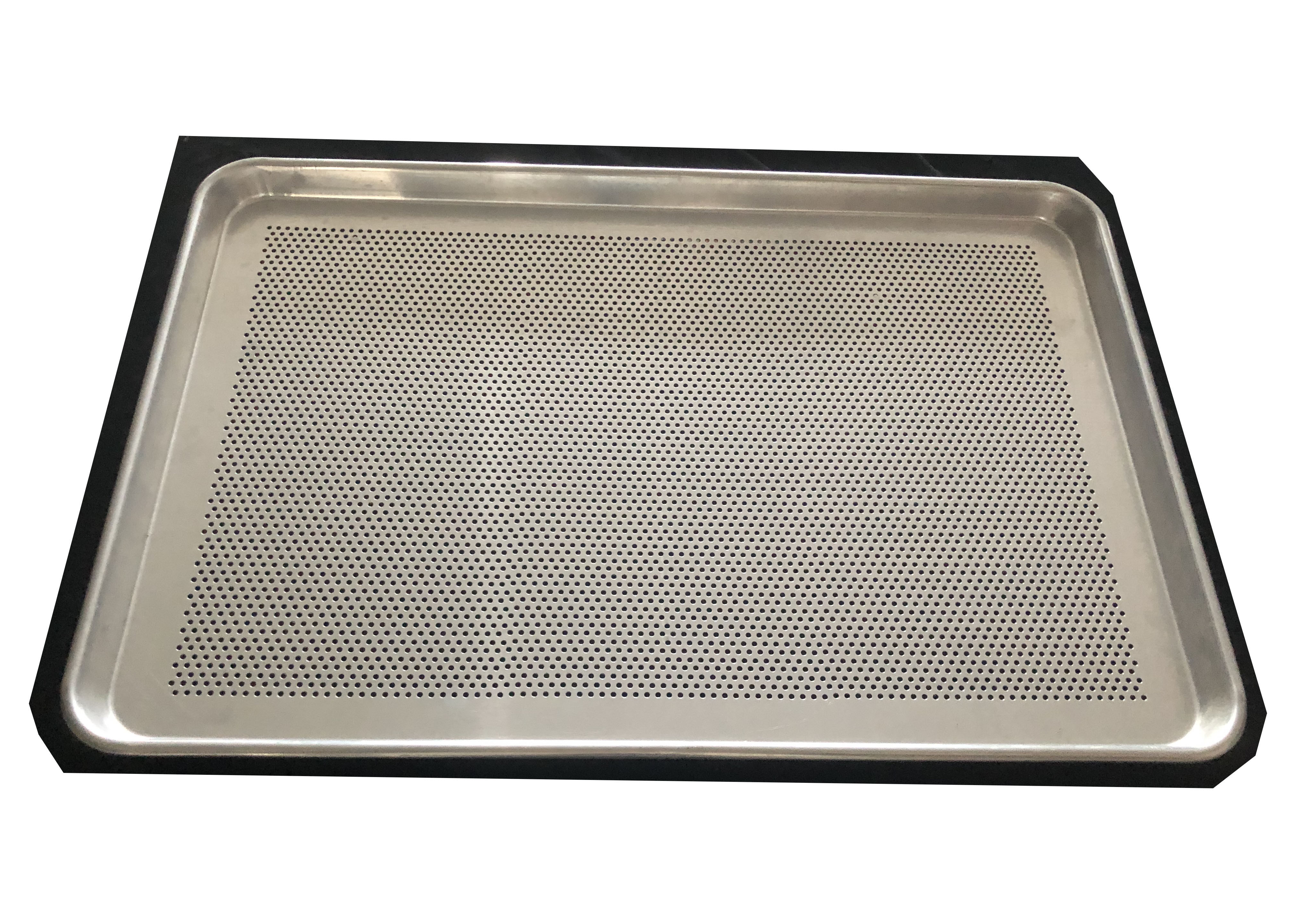 60x40cm Food Grade Perforated Aluminium Baking Tray Pan Sheet Wear ...