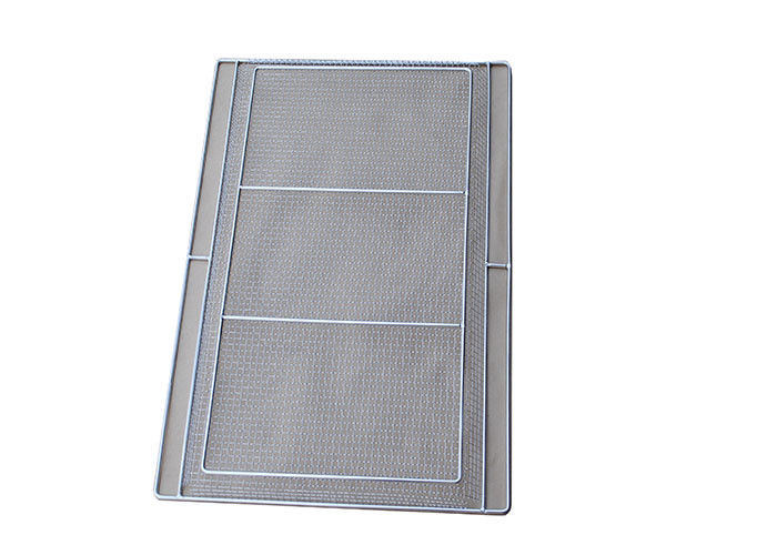 Crimped Wire Mesh Stainless Steel Drying Tray Rack For Fruit And Ice