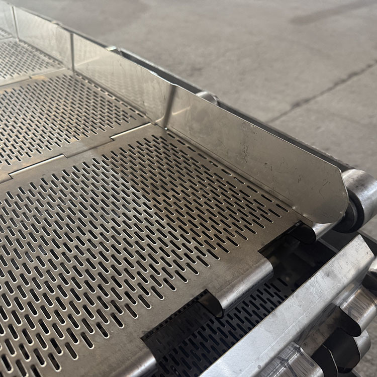 Heat Resistant Food Stainless Steel Perforated Conveyor Belt For Tunnel ...