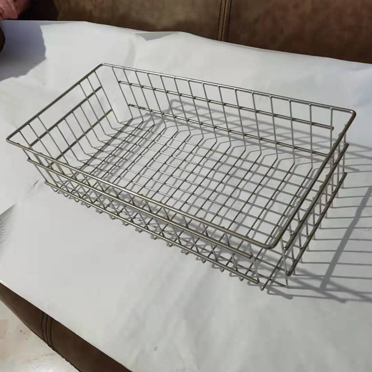 Food Grade Stainless Steel Welded Wire Mesh Baskets for Storing Bread