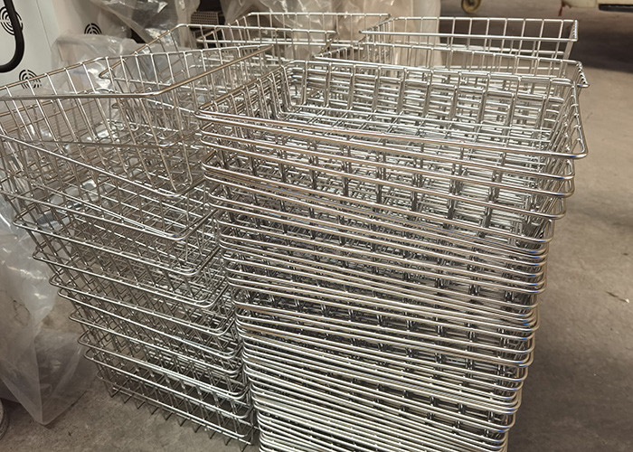 Commercial Bakery Stainless Steel Mesh Basket Custom Size 304 Storing ...