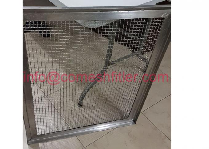 Stainless Large Food Pan Steel Mesh Tray For Drying Baking And Dehydration
